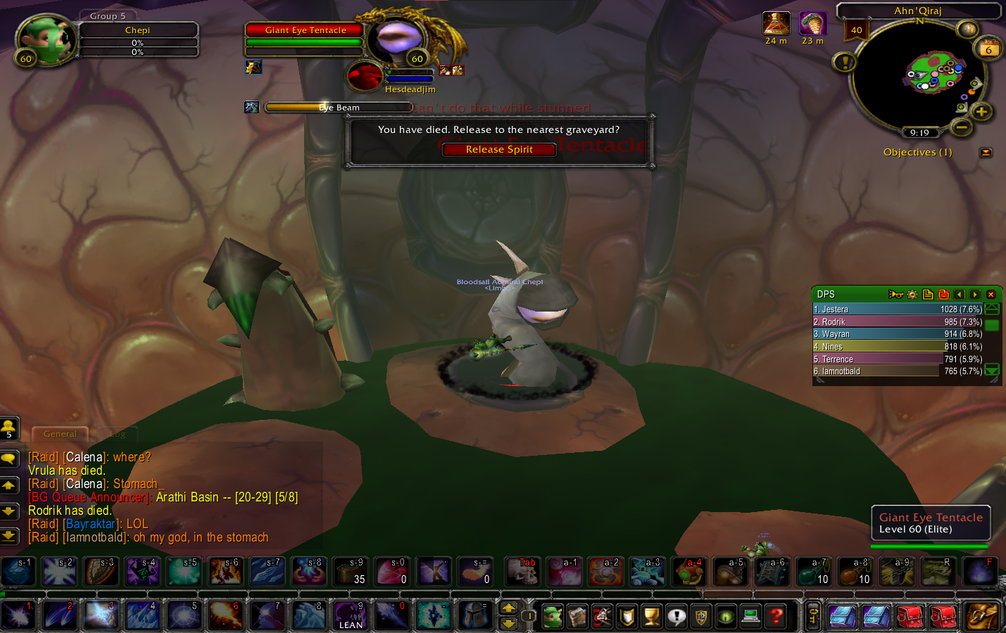 [PTR][AQ40] C'Thun giant eye tentacle can be spawned in his stomach · Issue #4224 · chromiecraft ...