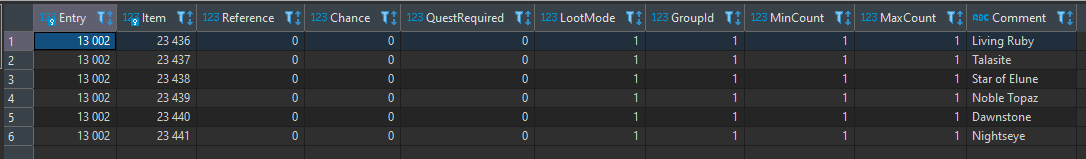 Prospecting `Adamantite Ore` yields unexpected results · Issue #14441 · azerothcore/azerothcore ...