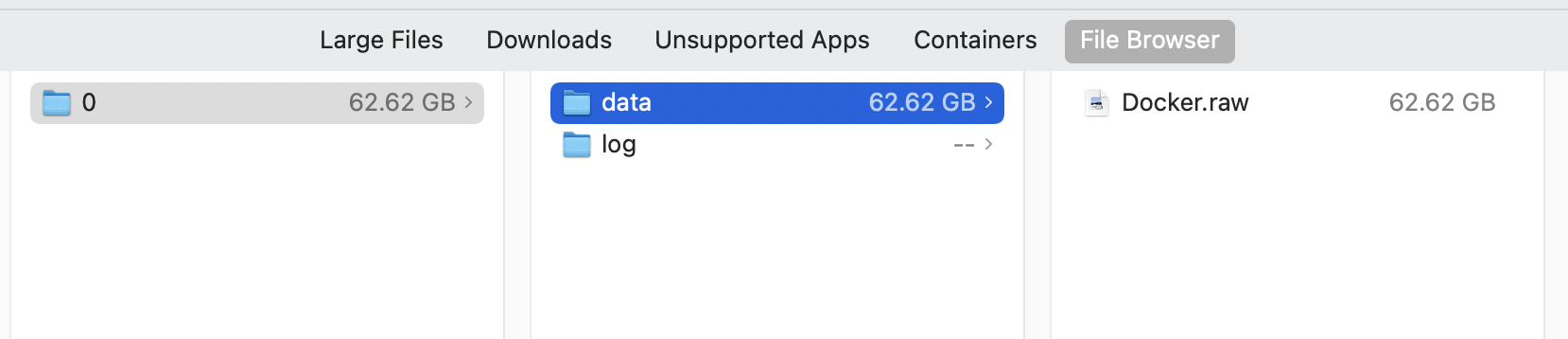 Docker.raw takes too much disk storage space on MacOS · Issue #6475 · docker/for-mac · GitHub