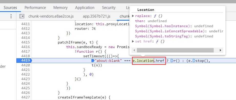 发布之后，报 DOMException: Blocked a frame with origin "xxx" from accessing a ...