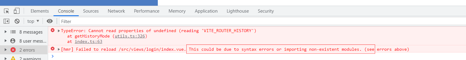 精简版登录页热更新报错 · Issue #438 · pure-admin/vue-pure-admin · GitHub