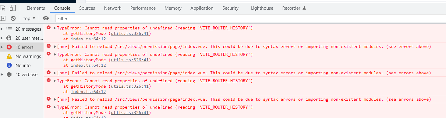 权限管理热加载问题，页面报错 · Issue #449 · pure-admin/vue-pure-admin · GitHub