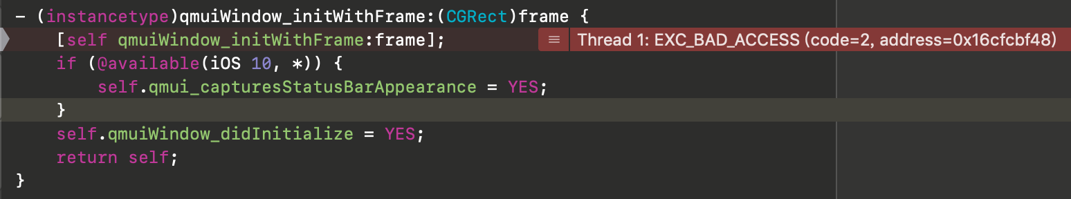 warning: could not execute support code to read Objective-C class data in the process. This may ...