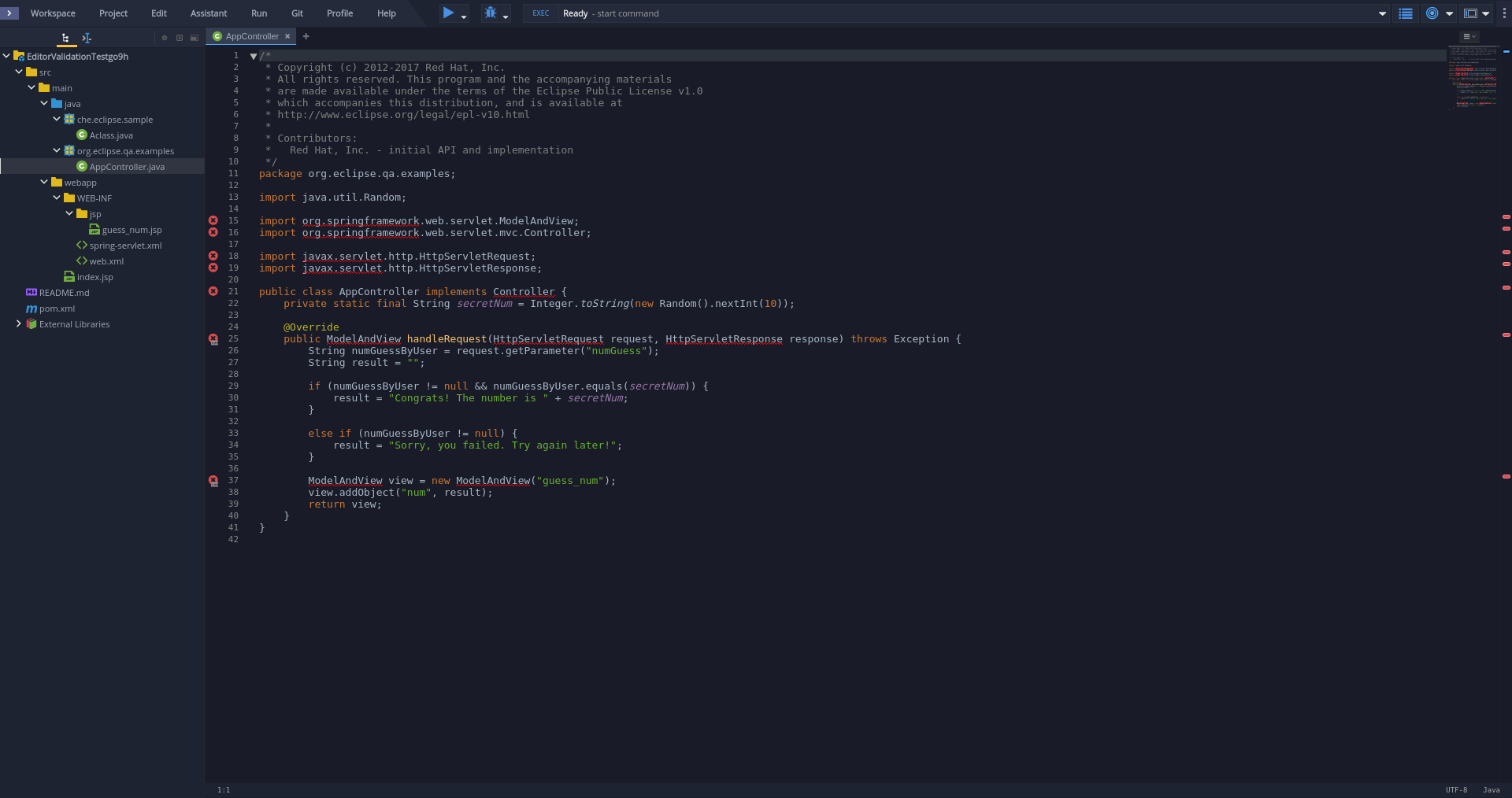 [Che6-OCP] Project dependencies are not imported · Issue #7210 · eclipse-che/che · GitHub
