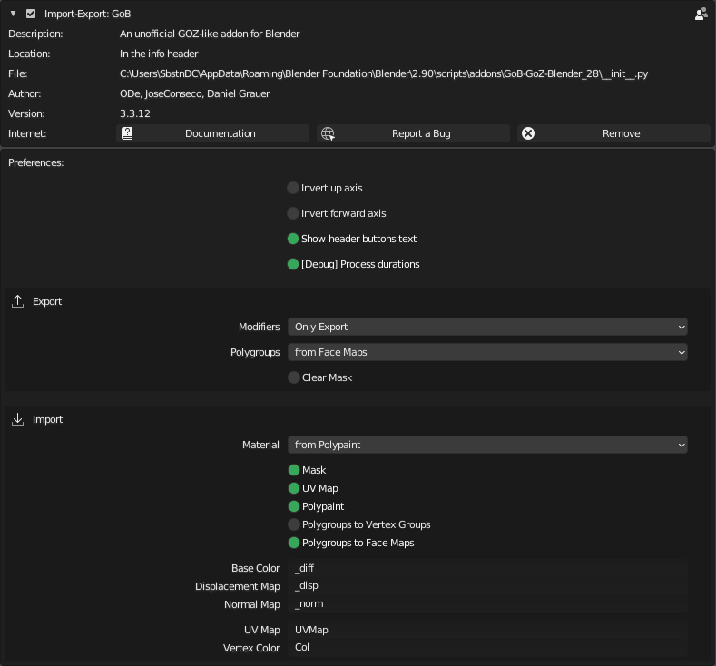 Transform origin problem · Issue #127 · JoseConseco/GoB · GitHub