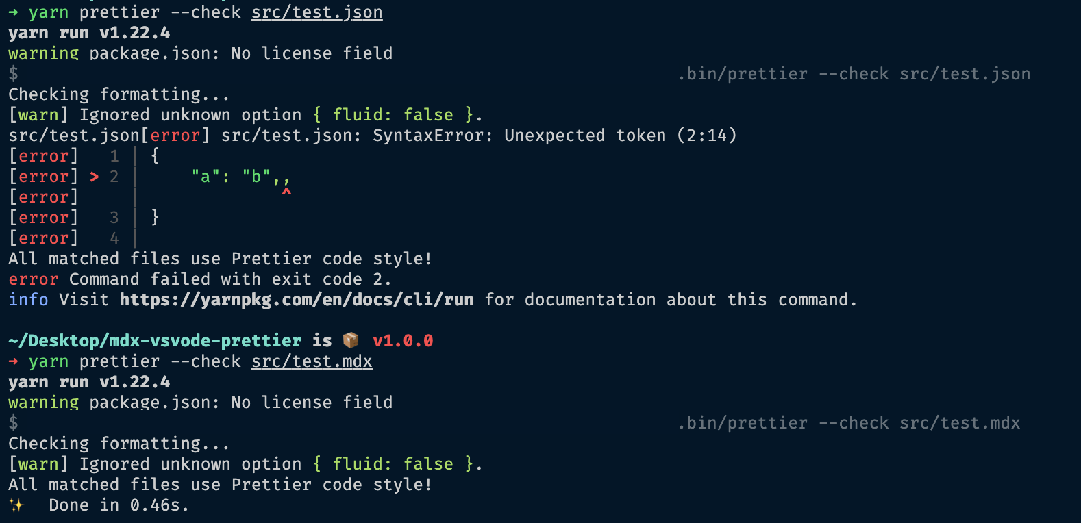 Prettier doesn't send reports when there is an error in a MDX file · Issue #8488 · prettier ...