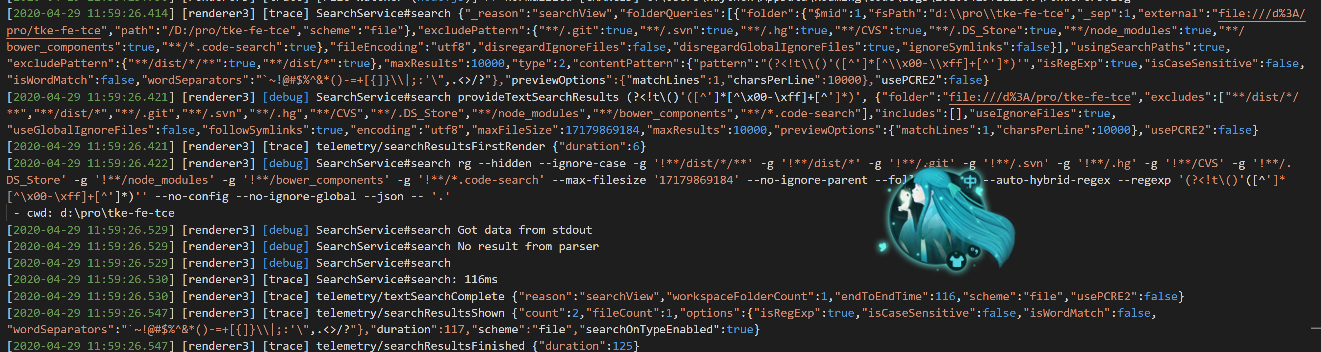 Global search by using regex did not work · Issue #96521 · microsoft ...