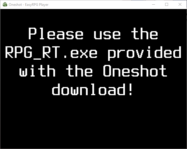 Any Plan To Support Oneshot Original · Issue 2736 · Easyrpgplayer · Github 