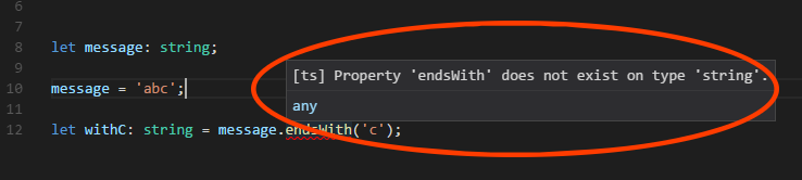 Intellisense doesn't know about String.prototype.endsWith() · Issue ...