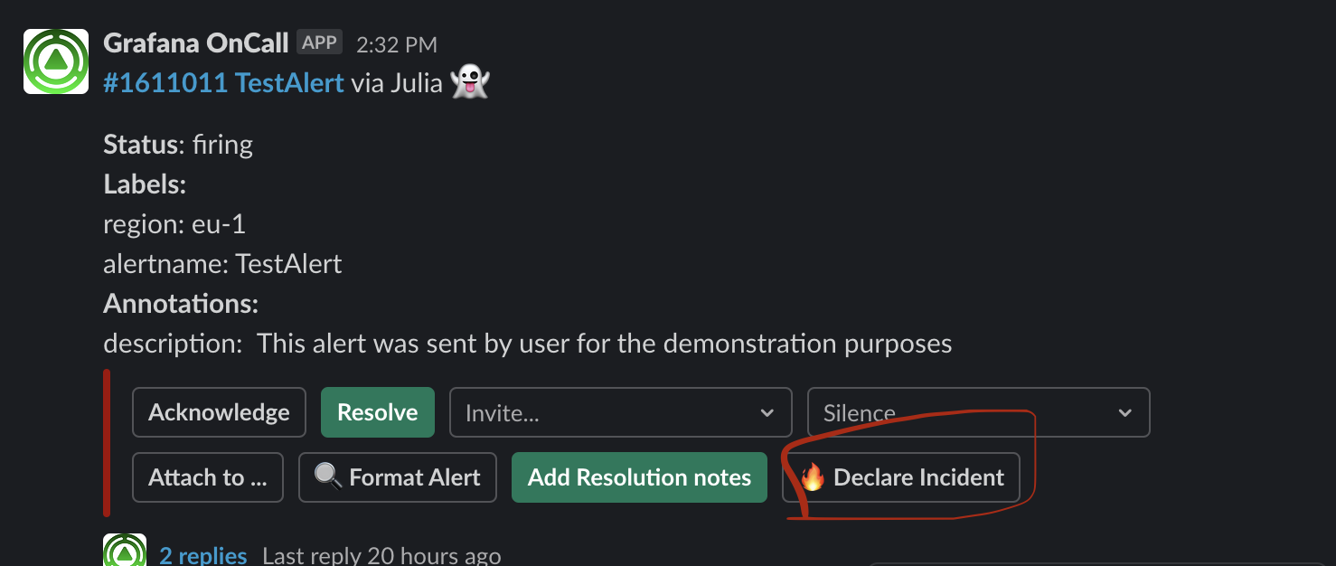 Docs for Declare Incident feature · Issue #1156 · grafana/oncall · GitHub