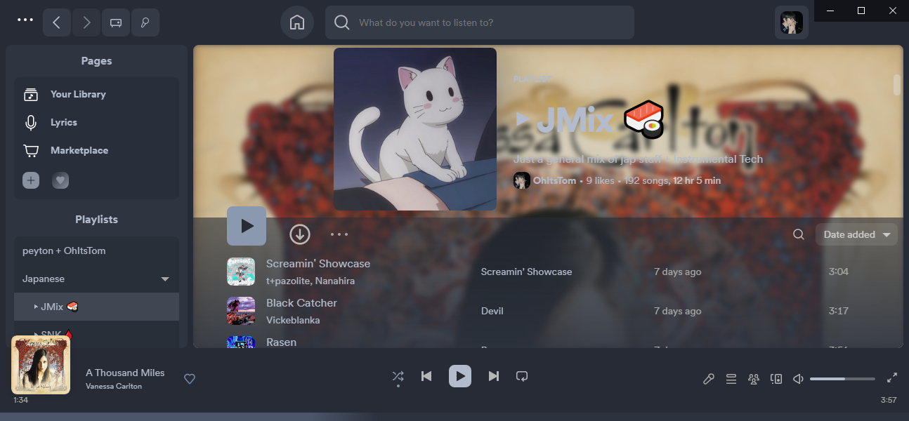 Sections of navbar coloured differently. · Issue #106 · Comfy-Themes/Spicetify · GitHub
