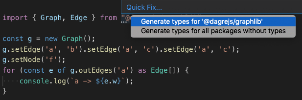 TypeScript and dagrejs npm organization · Issue #84 · dagrejs/graphlib · GitHub