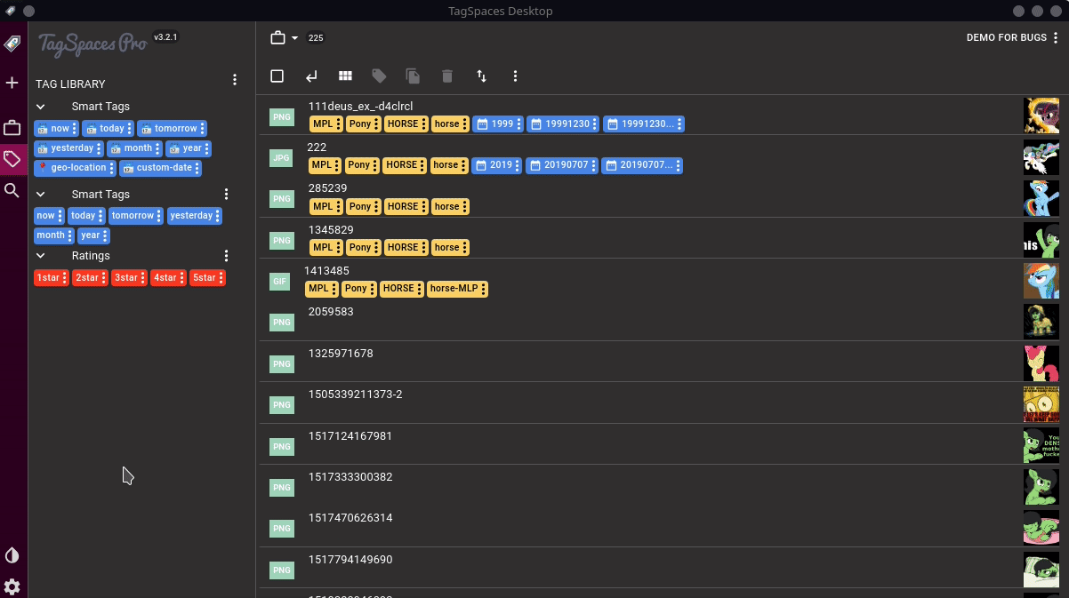 v3.21 Pro - Interface crashes when editing Date tags' values. · Issue #1016 · tagspaces ...