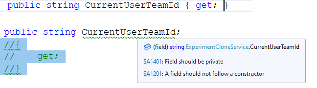 Update SA1504 to handle expression-bodied accessors · Issue #2402 · DotNetAnalyzers ...