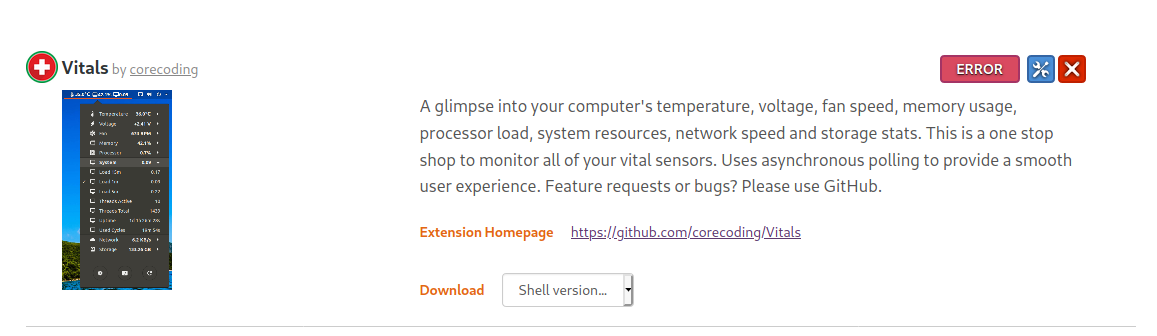 Error on Upgrade - Broken Install · Issue #173 · corecoding/Vitals · GitHub