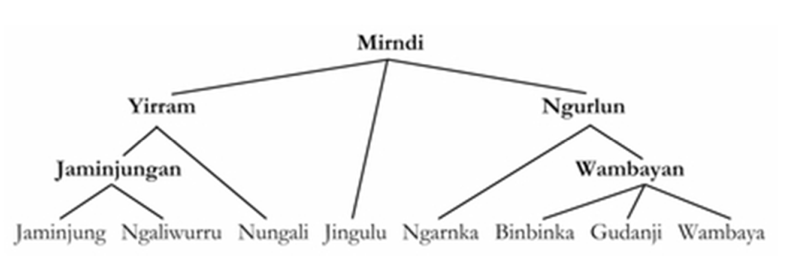 Mirndi family tree errors · Issue #131 · glottolog/glottolog · GitHub