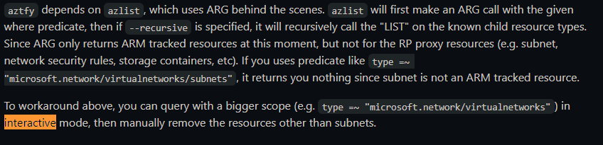 query -r "type =~ 'microsoft.network/virtualnetworks'" skips all subnets · Issue #305 · Azure ...