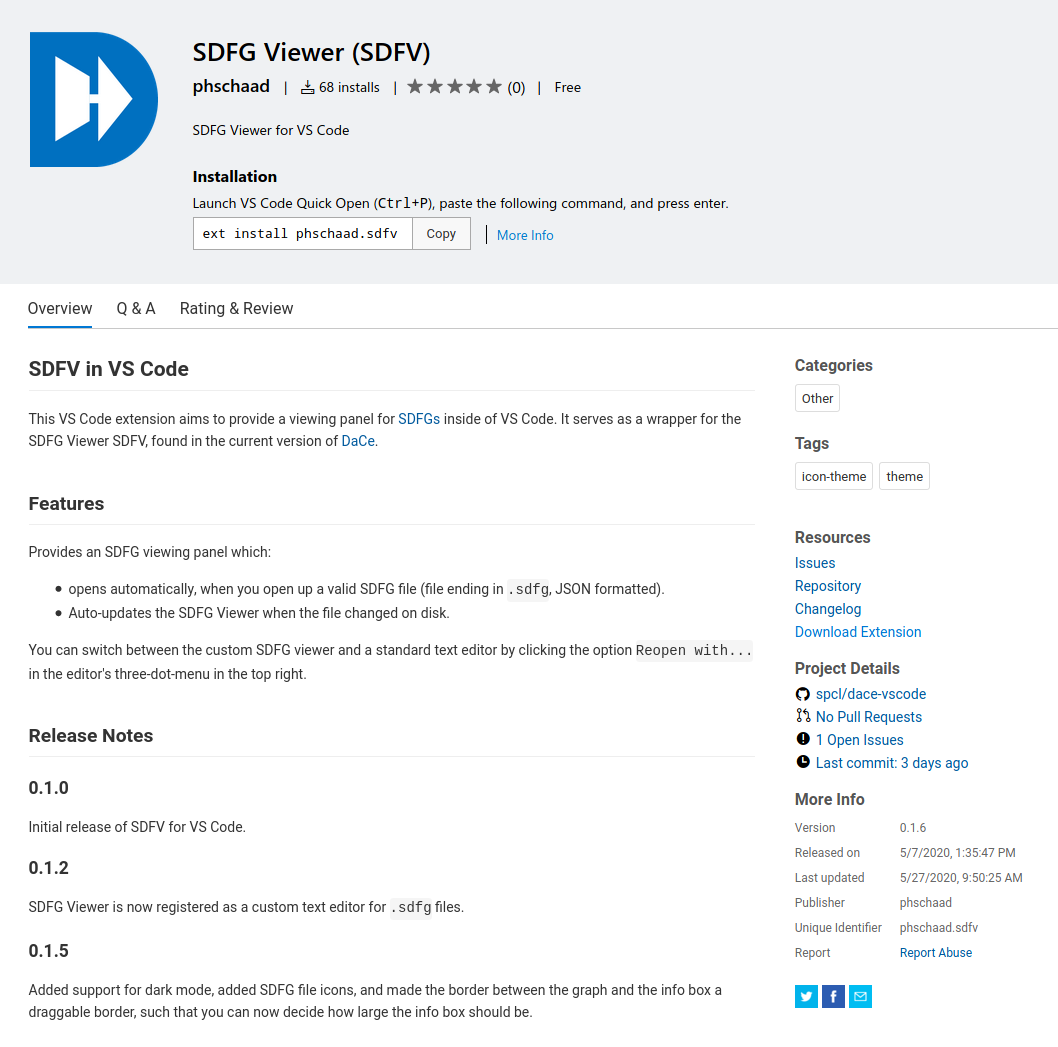 No "DaCe" in the VSCode marketplace · Issue #4 · spcl/dace-vscode · GitHub