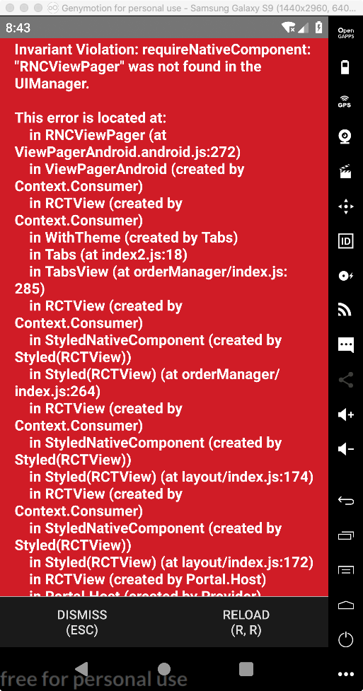 requireNativeComponent: 'RNCVIewPager' was not found in the UIManager · Issue #663 · ant-design ...