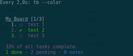 Running Taskbook thru watch disables colors · Issue #19 · klaudiosinani/taskbook · GitHub