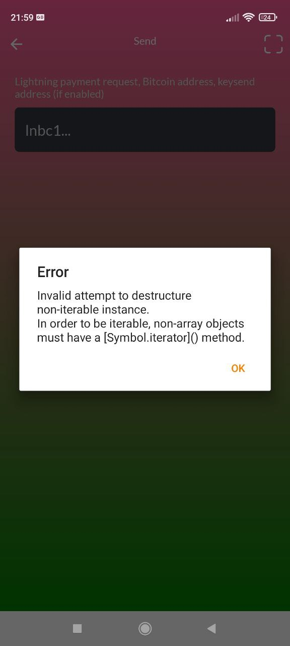 Error scanning Print Only POS Scan QR code since v1.9.1 upgrade ...