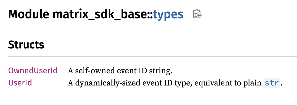 Re-export ruma types under `matrix_sdk_common::types` · Issue #1182 · matrix-org/matrix-rust-sdk ...