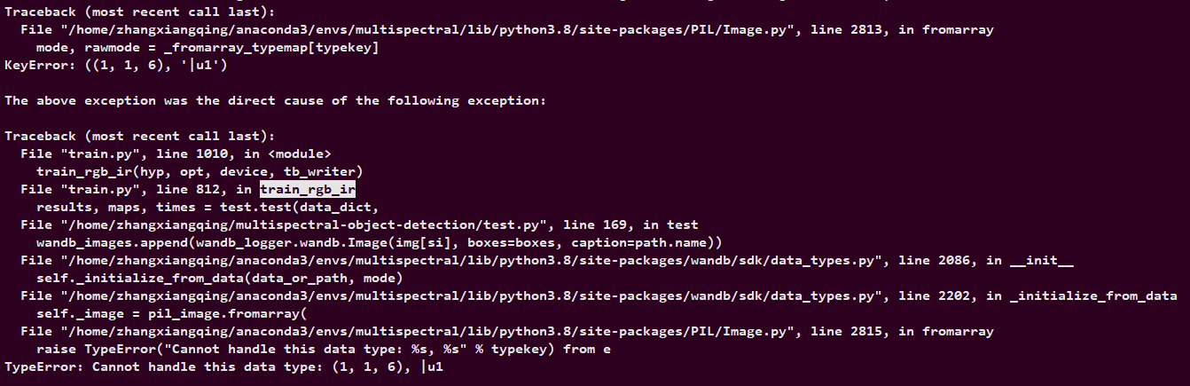 训练8次之后，出现如下错误，怎么回事？ · Issue #9 · DocF/multispectral-object-detection · GitHub