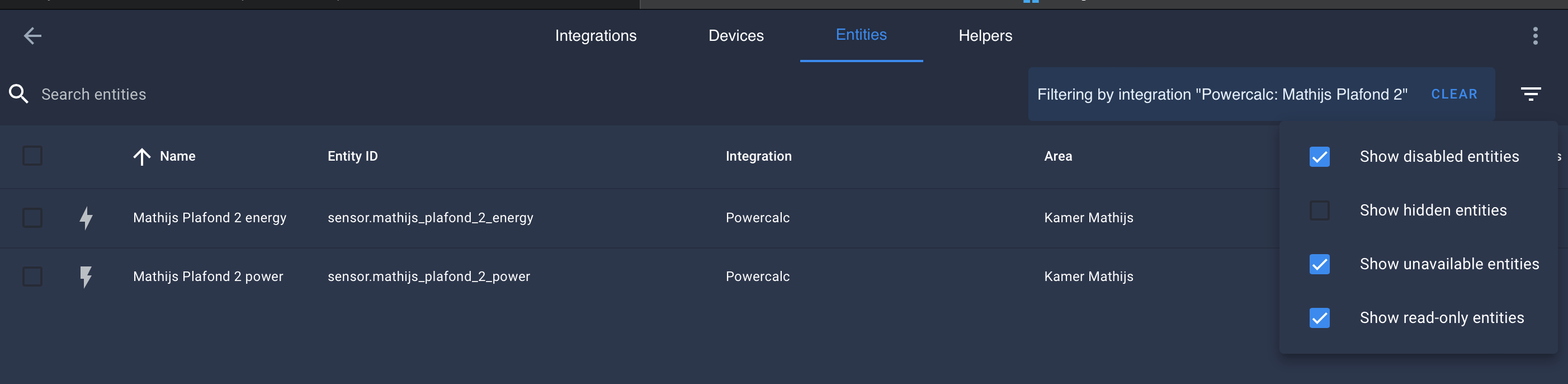 Sensor history lost · Issue #1209 · bramstroker/homeassistant-powercalc · GitHub
