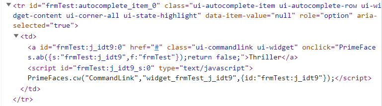AutoComplete: child commandLink doesn't invoke action · Issue #10506 · primefaces/primefaces ...