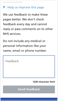 User Feedback - Satisfaction Survey · Issue #220 · nhsuk/nhsuk-service-manual-community-backlog ...