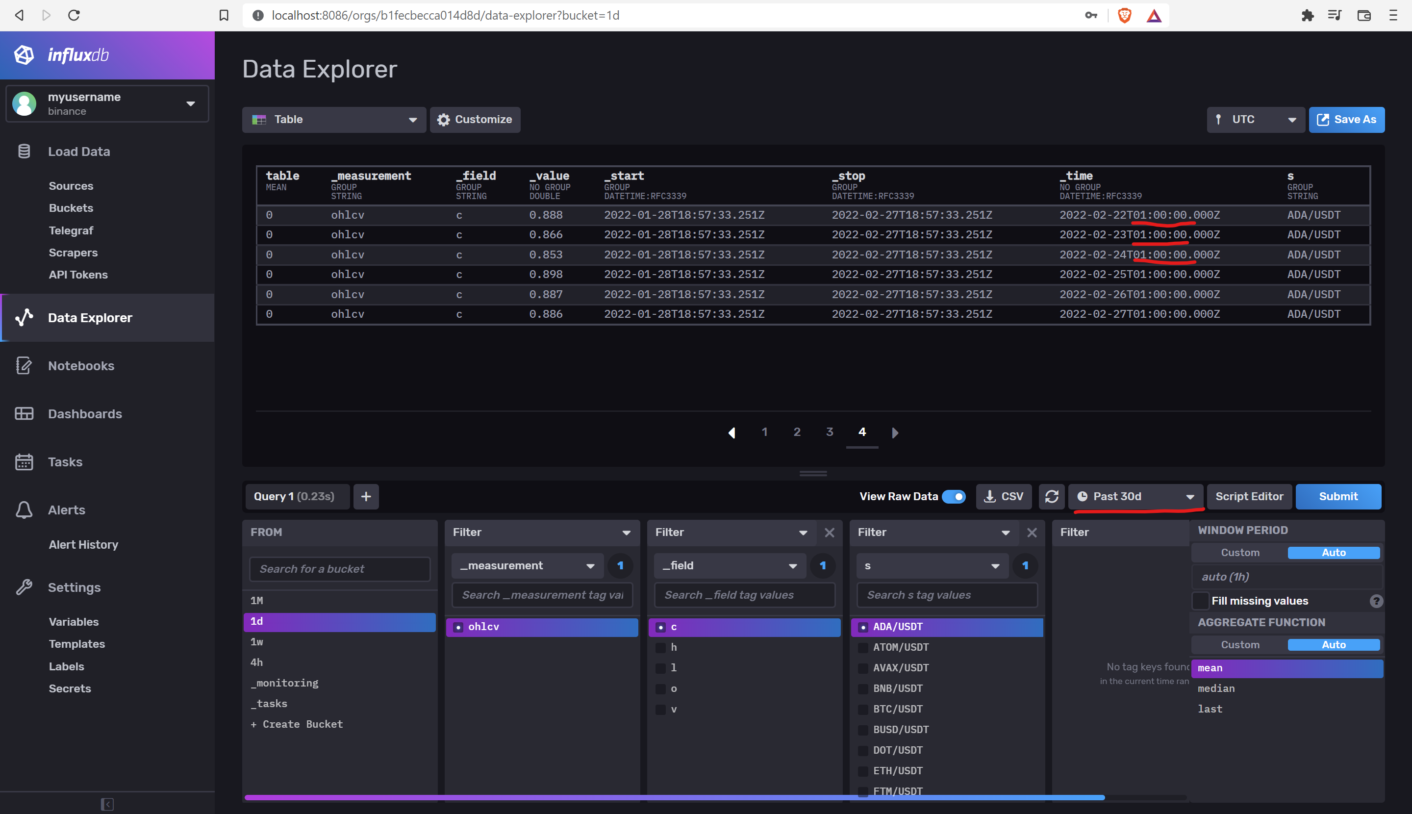 Query results displays different time for a field "_time" depending on ...