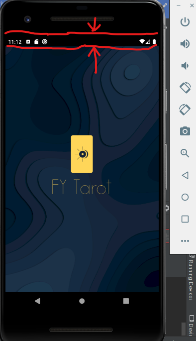 the "fullscreen" switch doesn't work for Android