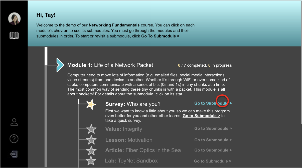 Curriculum Dashboard Revamp · Issue #106 · Project-Reclass/toynet-react · GitHub