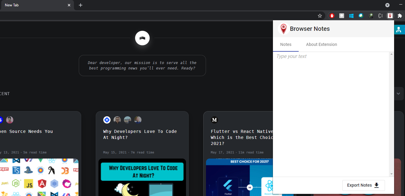 GitHub - vinaynvd/browser-notes-extension: This is a chrome extension ...