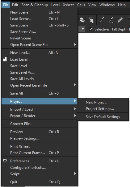 Discussion: Cleaning up menus · Issue #2524 · opentoonz/opentoonz · GitHub
