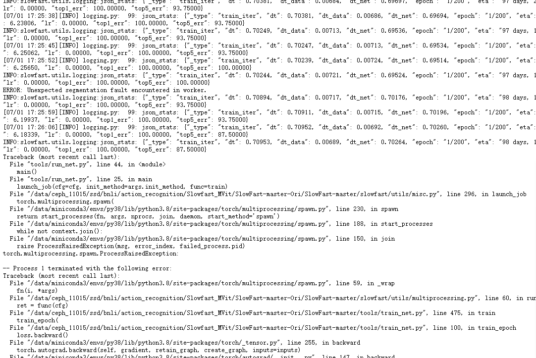 RuntimeError: DataLoader worker (pid 26471) is killed by signal: Segmentation fault. · Issue ...