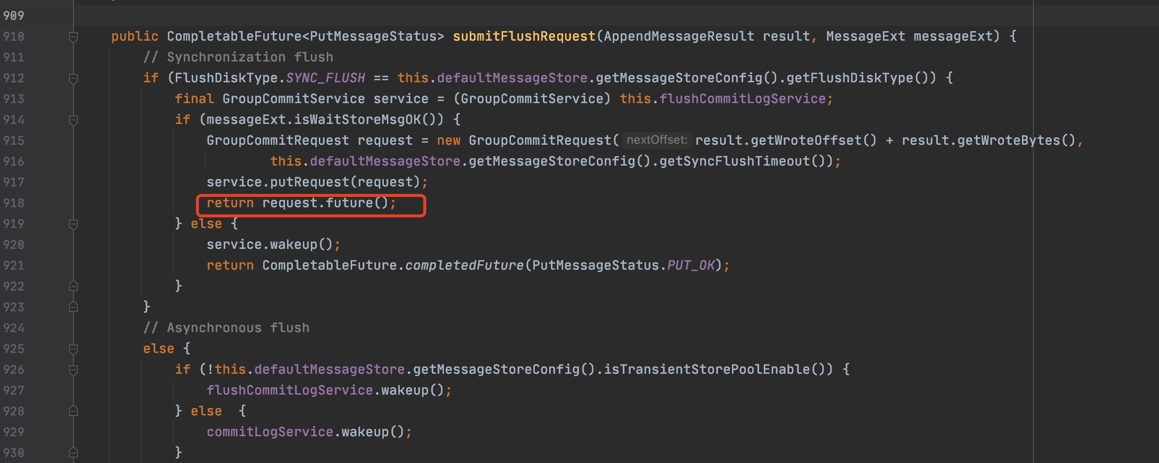 how the syncflush run? · Issue #2974 · apache/rocketmq · GitHub