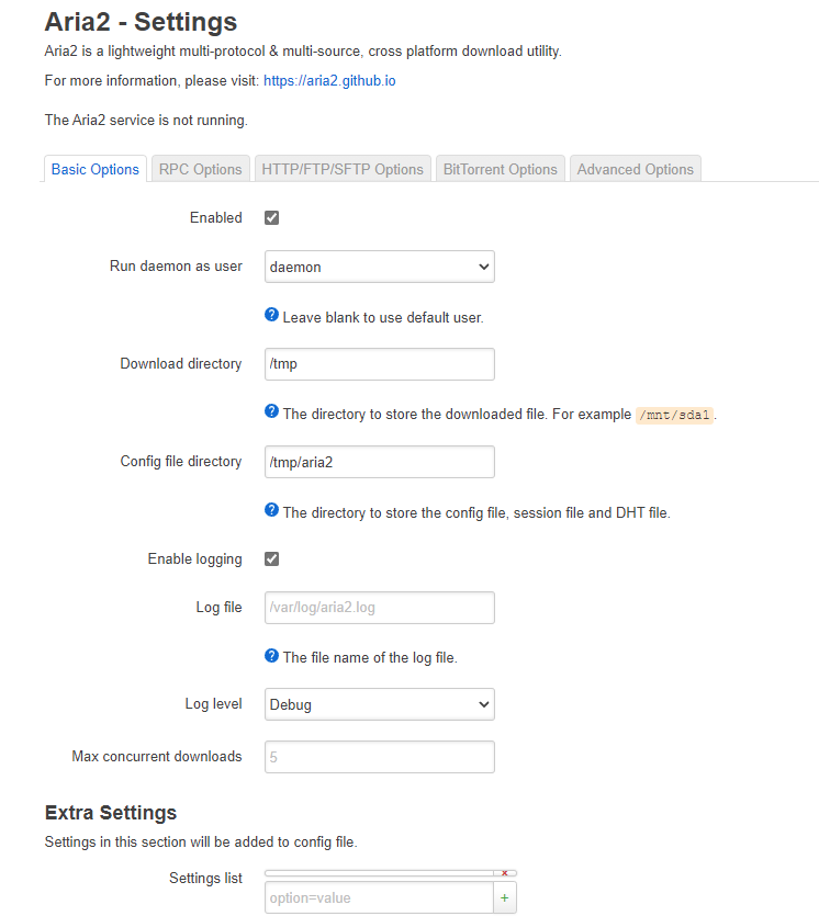 aria2: unable to start up · Issue #16963 · openwrt/packages · GitHub