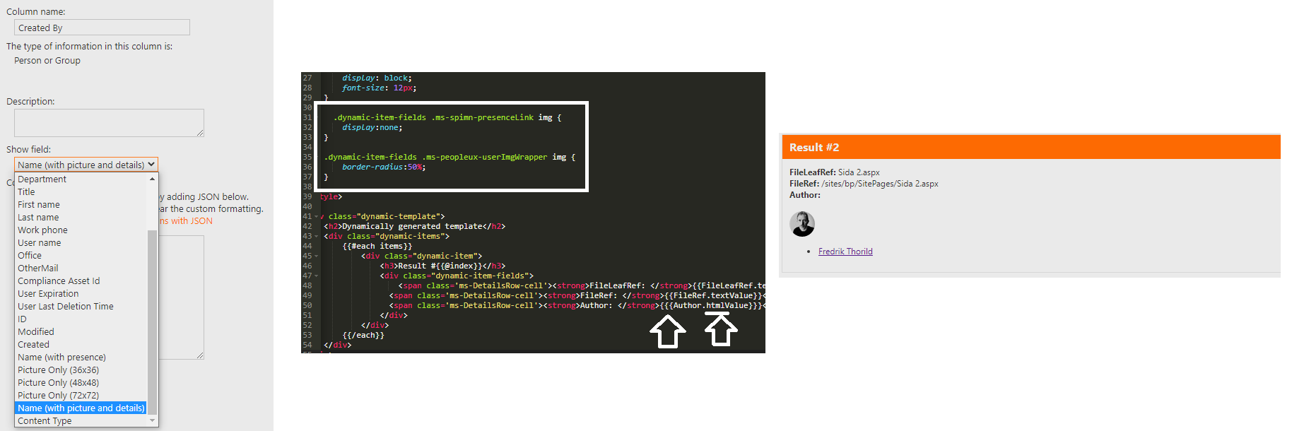 React Content Query Webpart - display user profile image · Issue #1651 · pnp/sp-dev-fx-webparts ...
