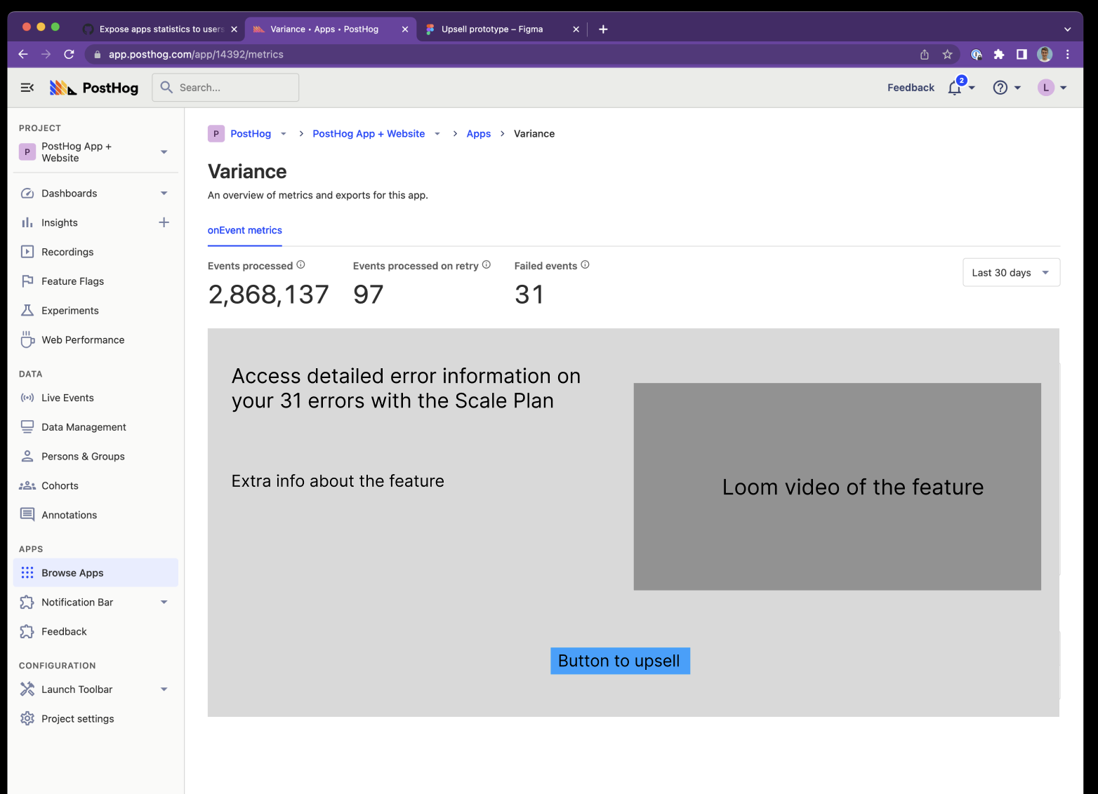 Expose apps statistics to users · Issue #12009 · PostHog/posthog · GitHub