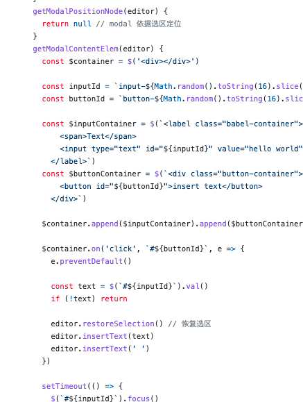 此贴为了展示在react中更方便的扩展menu，替代原有的modalMenu方案。 · Issue #4598 · wangeditor ...
