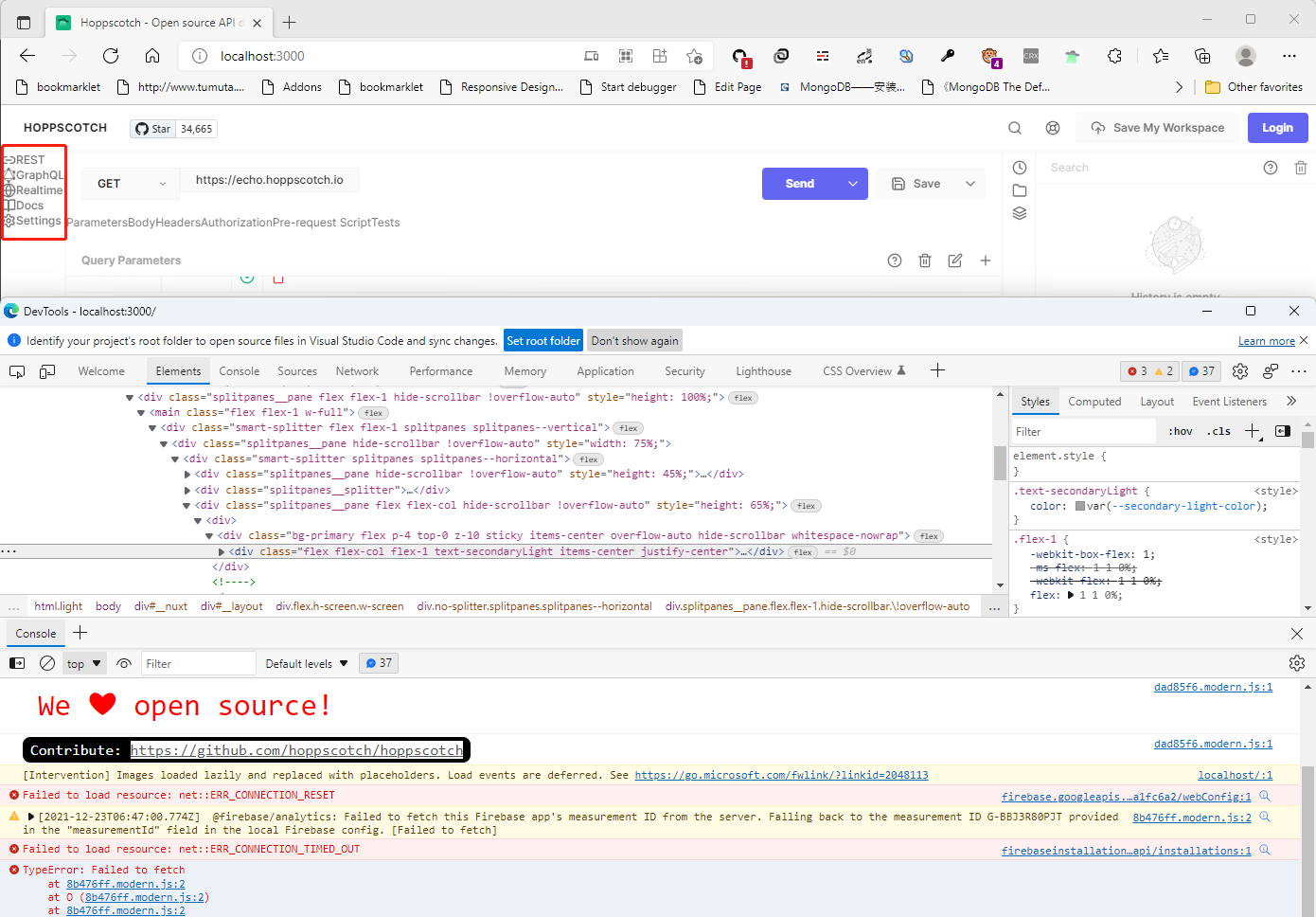 [bug]: page style not correct when serve dist of `yarn generate` · Issue #2038 · hoppscotch ...
