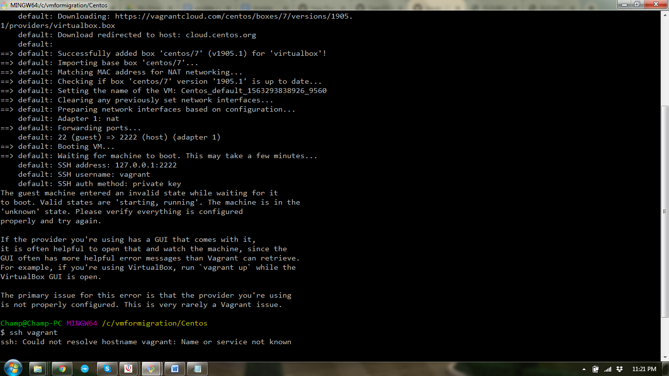 Vagrant Centos Not Running Because Of Ssh Permission Issue · Issue 530 · Qt Devopsdevopsissues