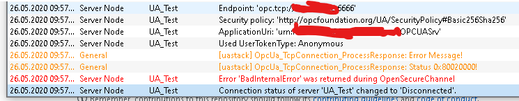 Problem with connection between UAExpert and open62541 server · Issue #3631 · open62541 ...
