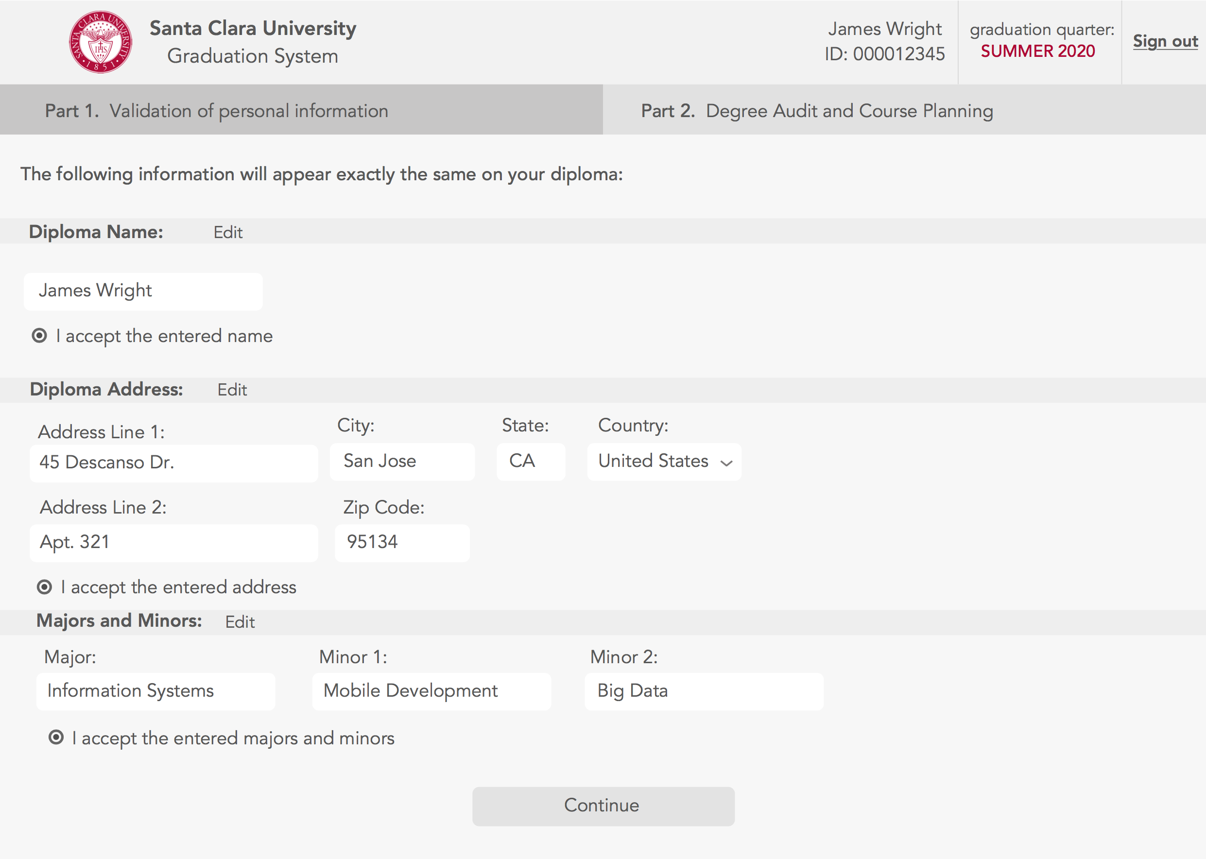 GitHub - alexvznk/SCU-Graduation-System: Santa Clara University ...