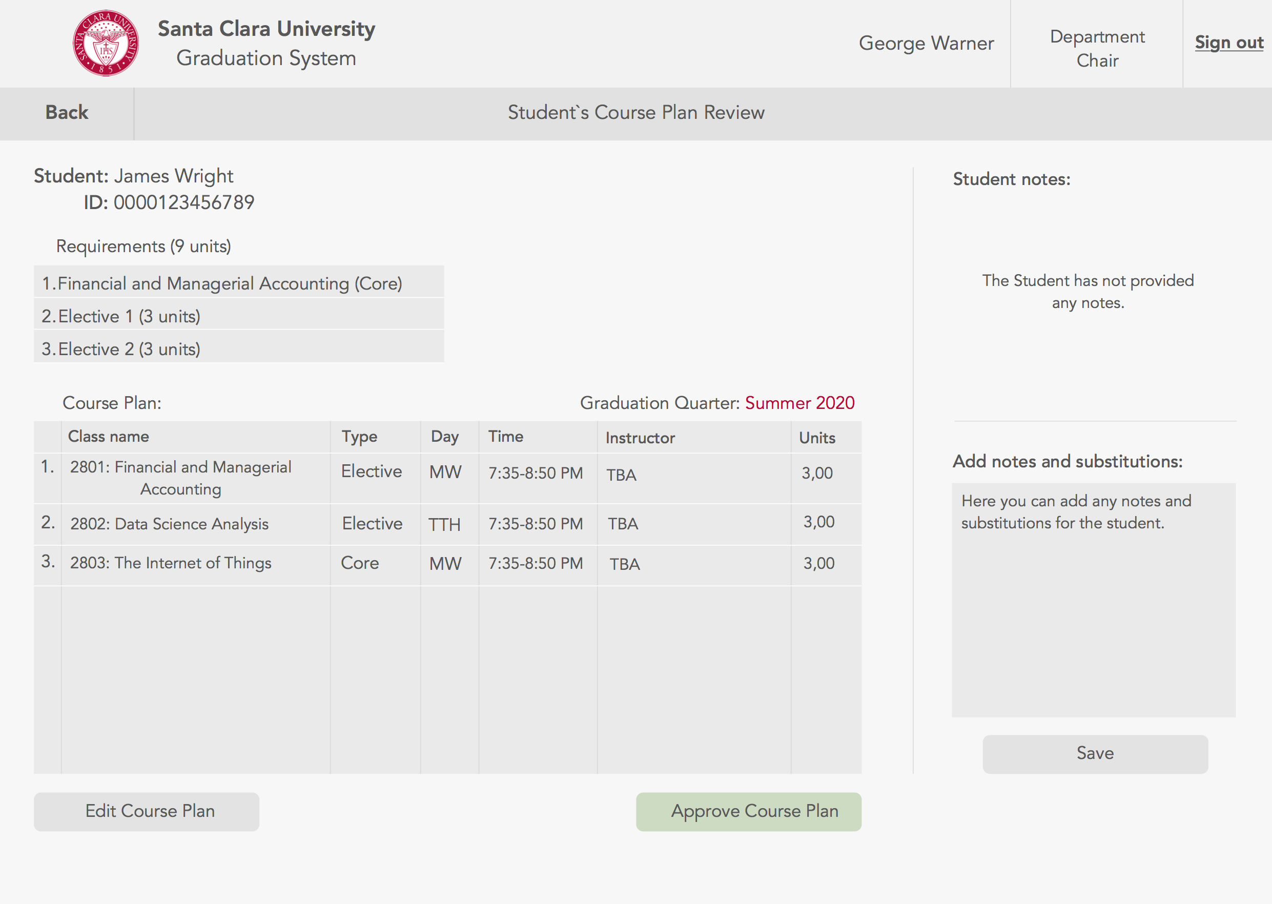 GitHub - alexvznk/SCU-Graduation-System: Santa Clara University ...
