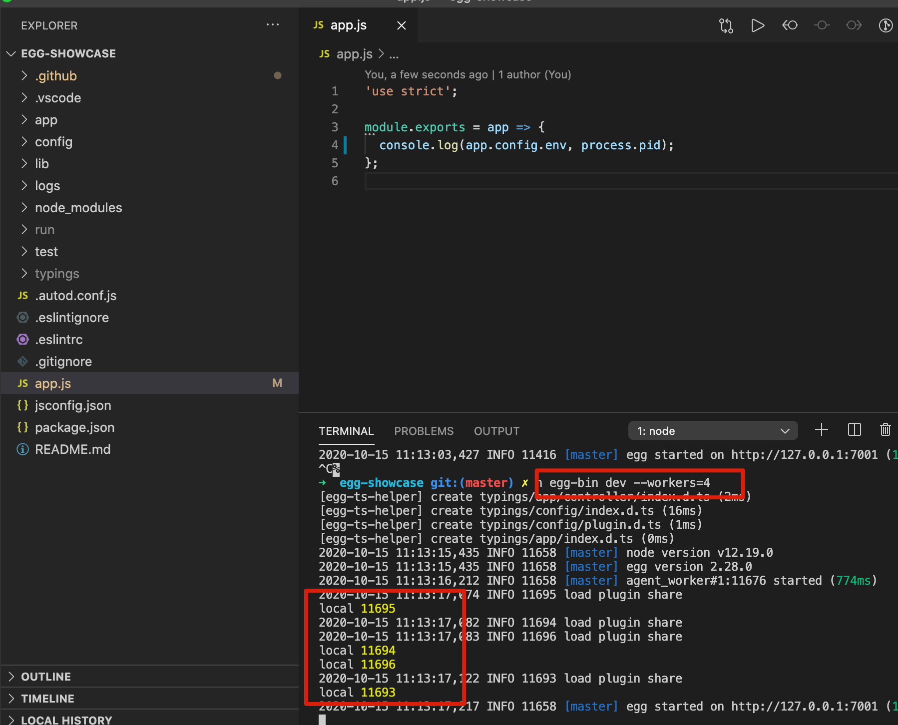egg启动如何设置多进程 -c=4 和--workers=1 · Issue #4493 · eggjs/egg · GitHub