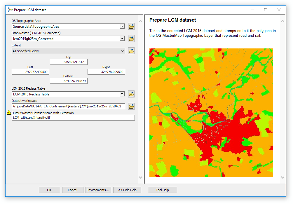 UK LCM2015 - Land cover lookup values · Issue #42 · Riverscapes/ConfinementTool · GitHub