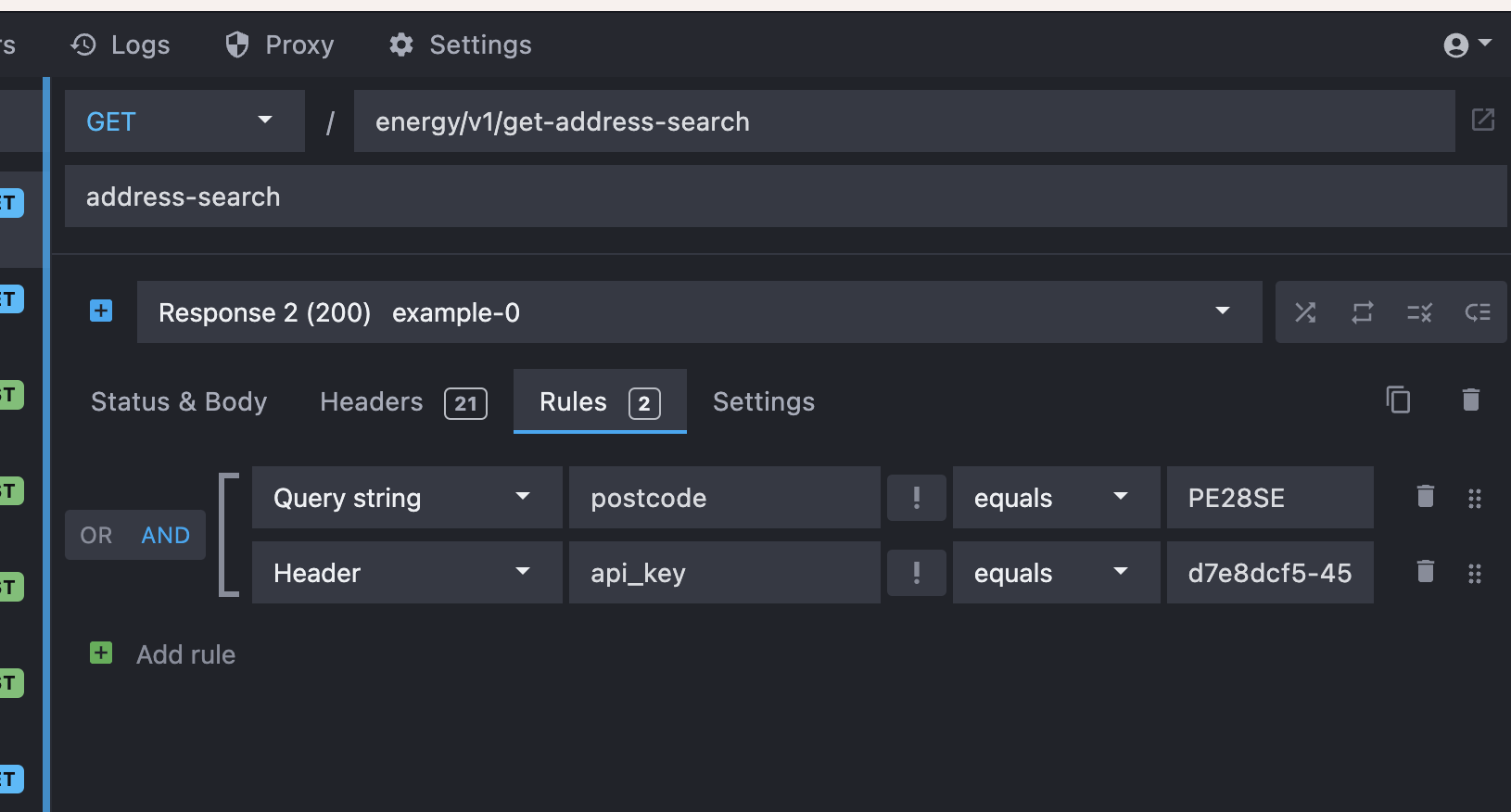 Feature Request Option To Create Rules Automatically For Example Responses · Issue 1151