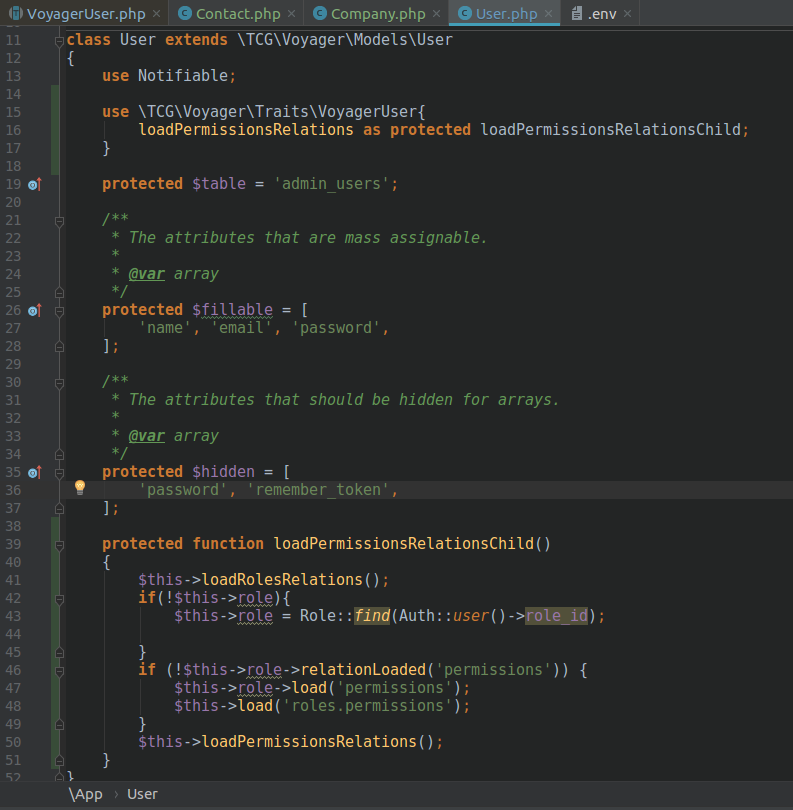 [BUG] $this->role is NULL · Issue #3958 · thedevdojo/voyager · GitHub